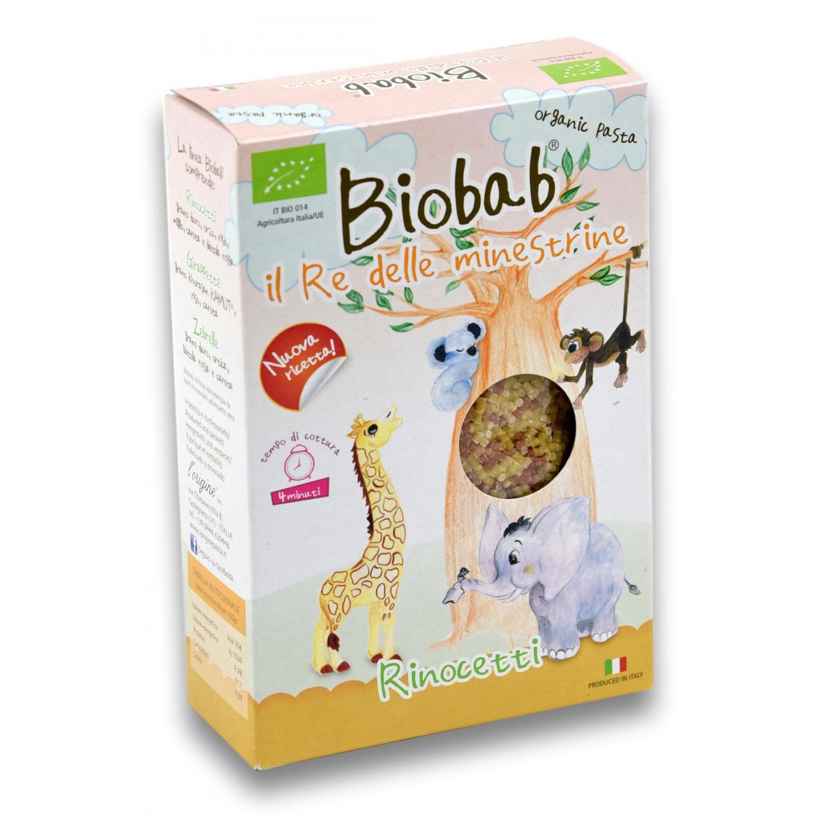 Paste bastonase bio din 4 cereale, Biobab, urzica si sfecla rosie - eMAG.ro