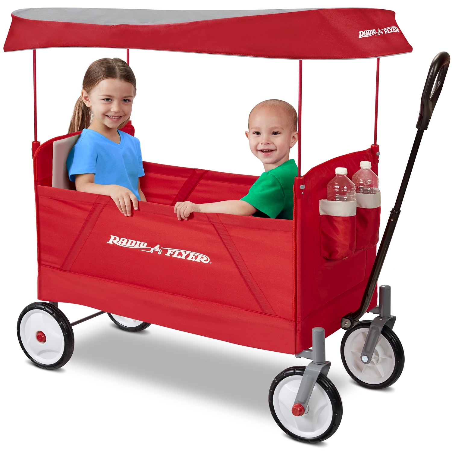 Carucior pliabil de tractat Radio Flyer - EZ Fold Wagon - eMAG.ro