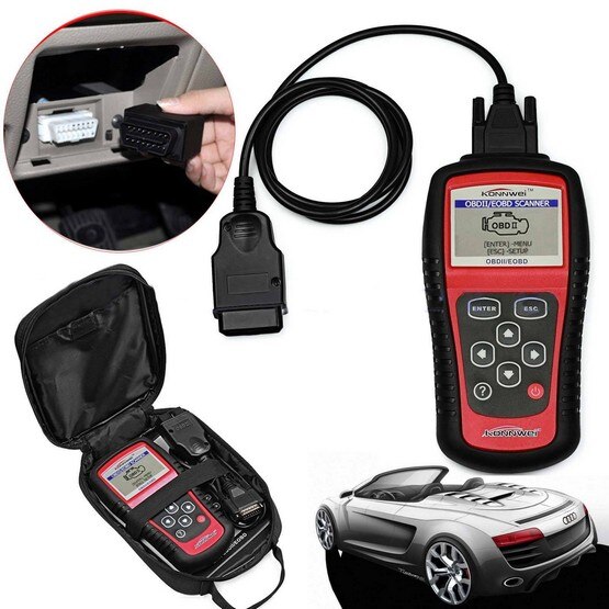 Aparat pentru diagnoza auto si tester auto KONNWEI KW808 Diagnostic ...