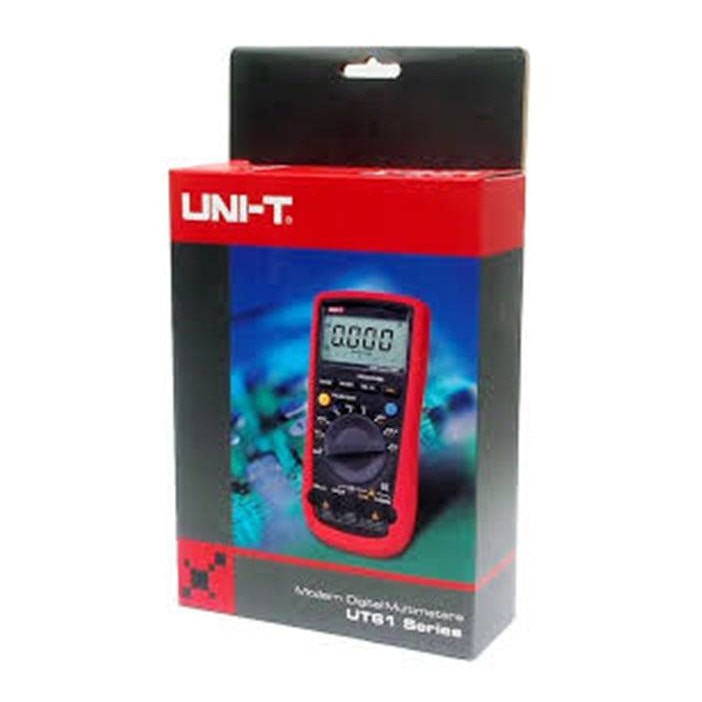 Мултицет UNIT UT-61C, Интерфейс, VAC, VDC, ADC, VDC, OHM, F, Hz, °C ...