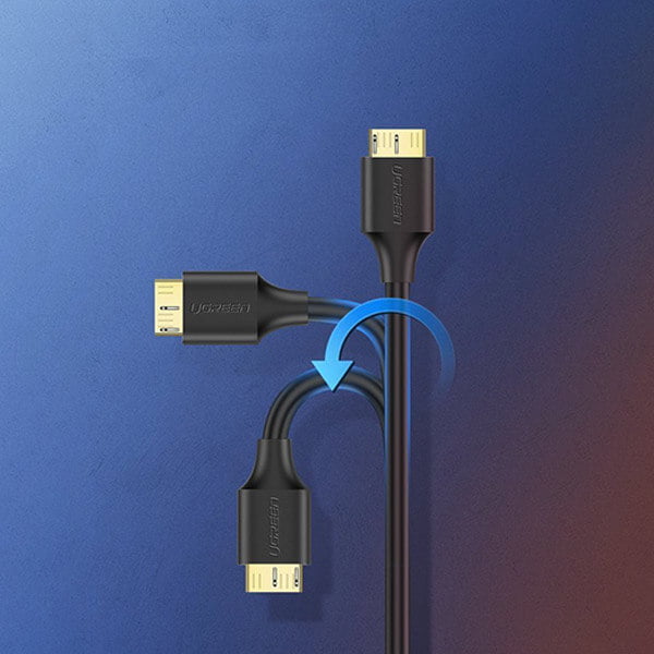 Cablu Transfer Date USB la Micro USB Type-B, Ugreen Super Speed, 5 Gbps ...