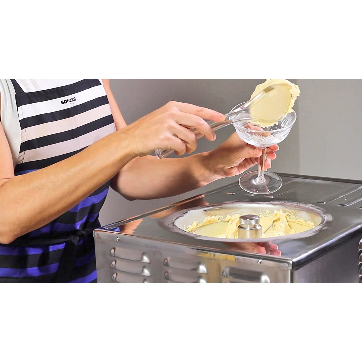 Уред за сладолед Musso, Stella, капацитет 3 L, лесен за използване ...