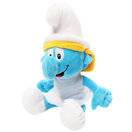 Jucarie de plus, Smurfette strumf, albastru, Recostore, 23x17 cm ...