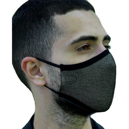 Masca de protectie reutilizabila, cu strat exterior din fir de Argint ...