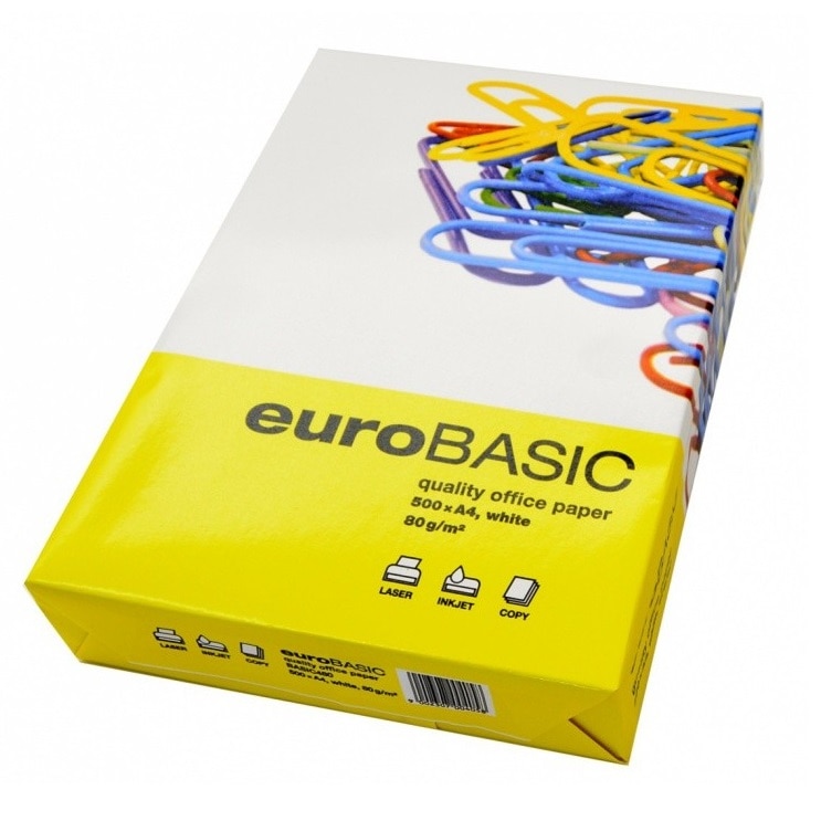 Hartie copiator A4 Eurobasic, 500 coli - eMAG.ro