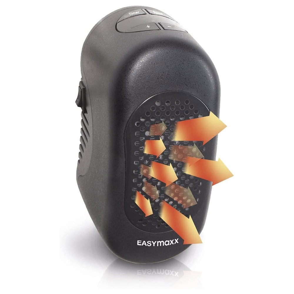 Мини-нагревател EasyMaxx, 300W, Черен - eMAG.bg