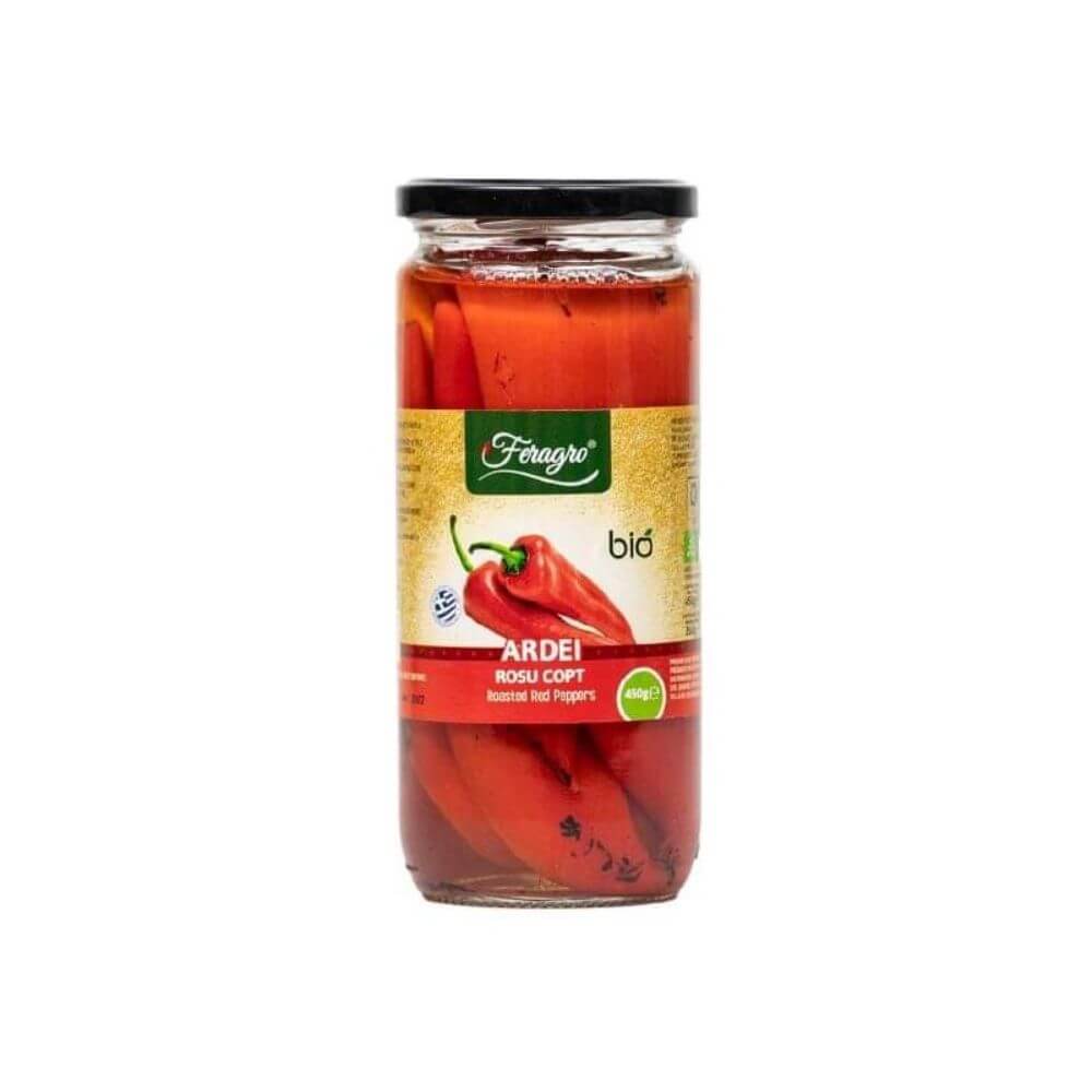 Ardei Rosu Copt Bio Feragro, 450 g - eMAG.ro