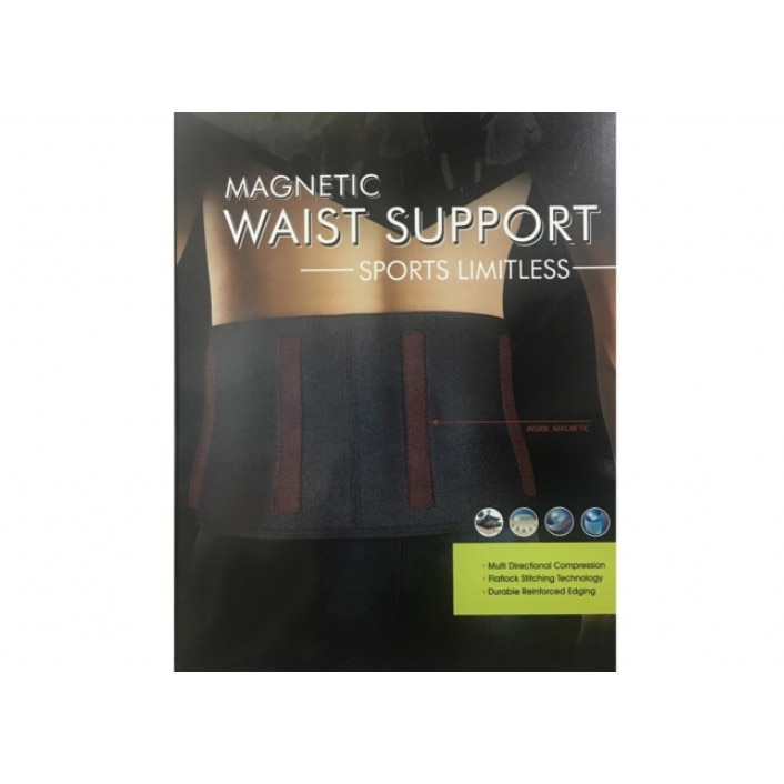 Brau lombar, marime universala, din neopren, negru - eMAG.ro