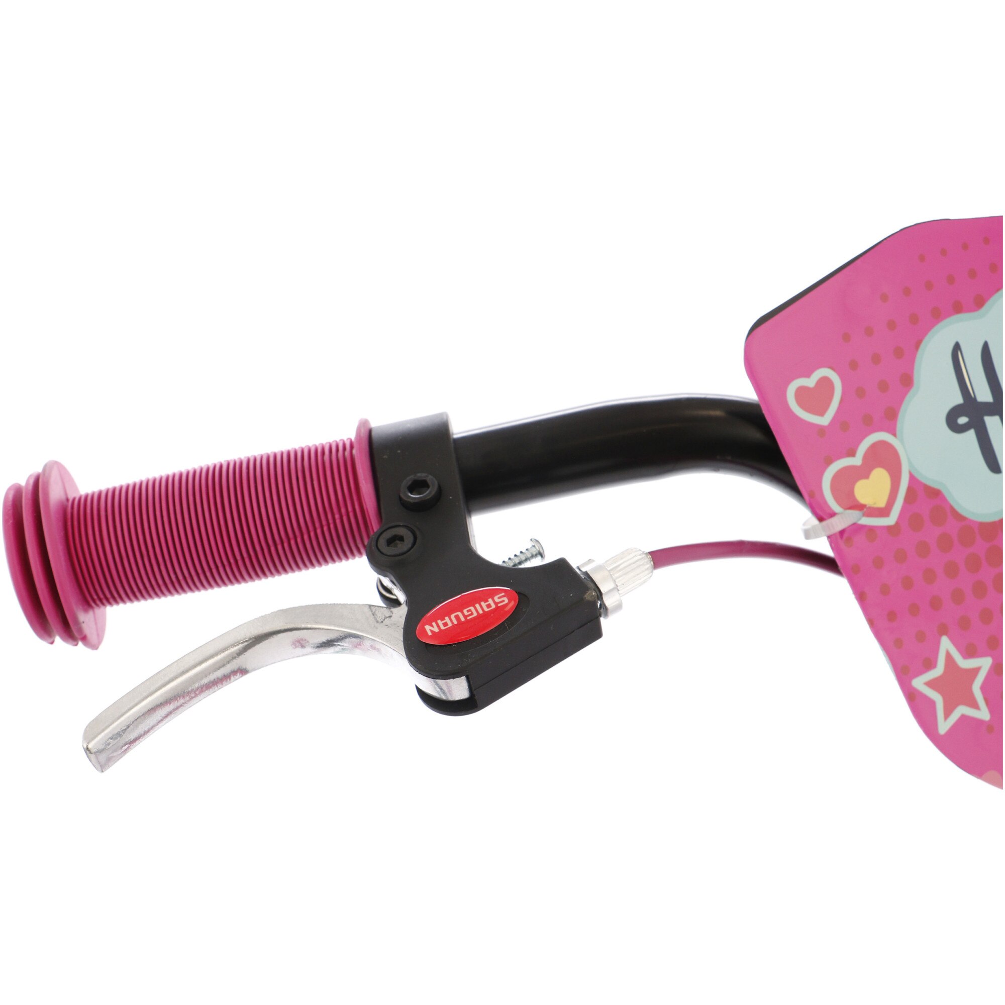 Bicicleta copii Corelli SWERA 20", single-speed, culoare alb-roz ...