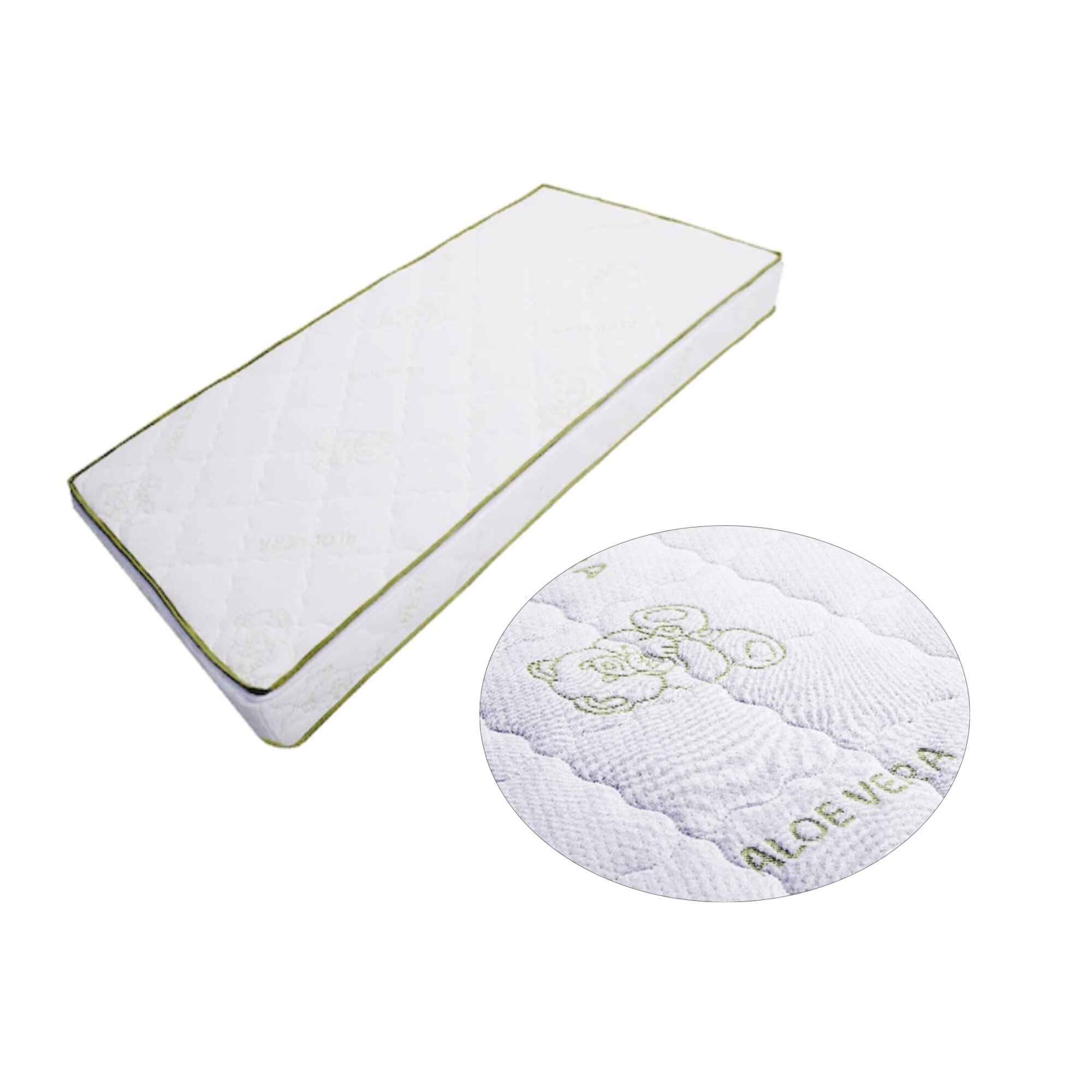 Smartic Teddy Bear baba matrac aloe verával, 120x60x10 cm, kókuszrost ...