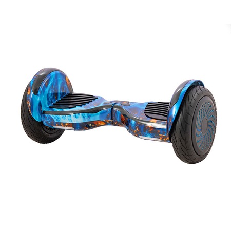 Hoverboard original, model dark blue, roti 10 inch, lumini led ...