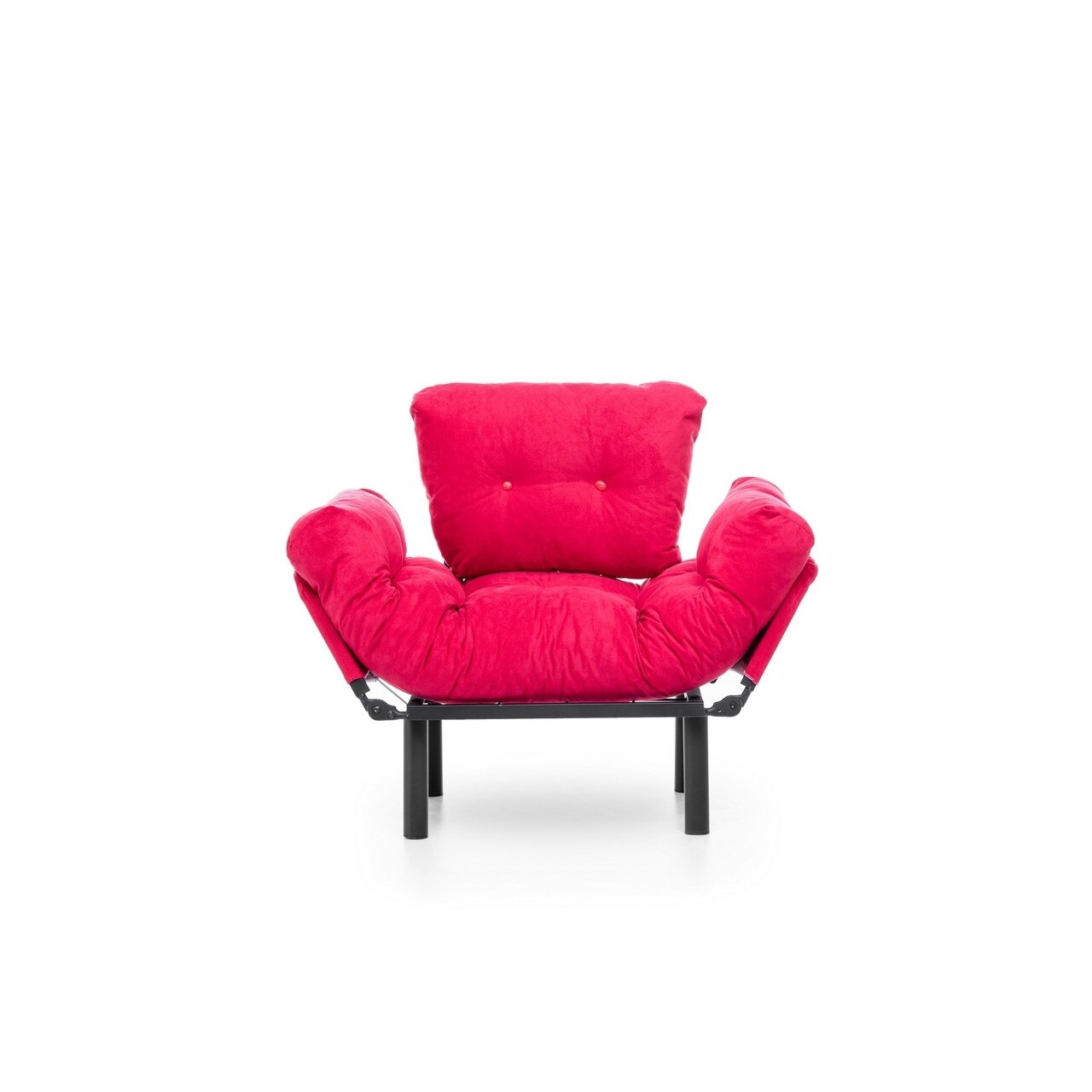 Futon Nitta Single kihúzható fotel, rózsaszín - eMAG.hu