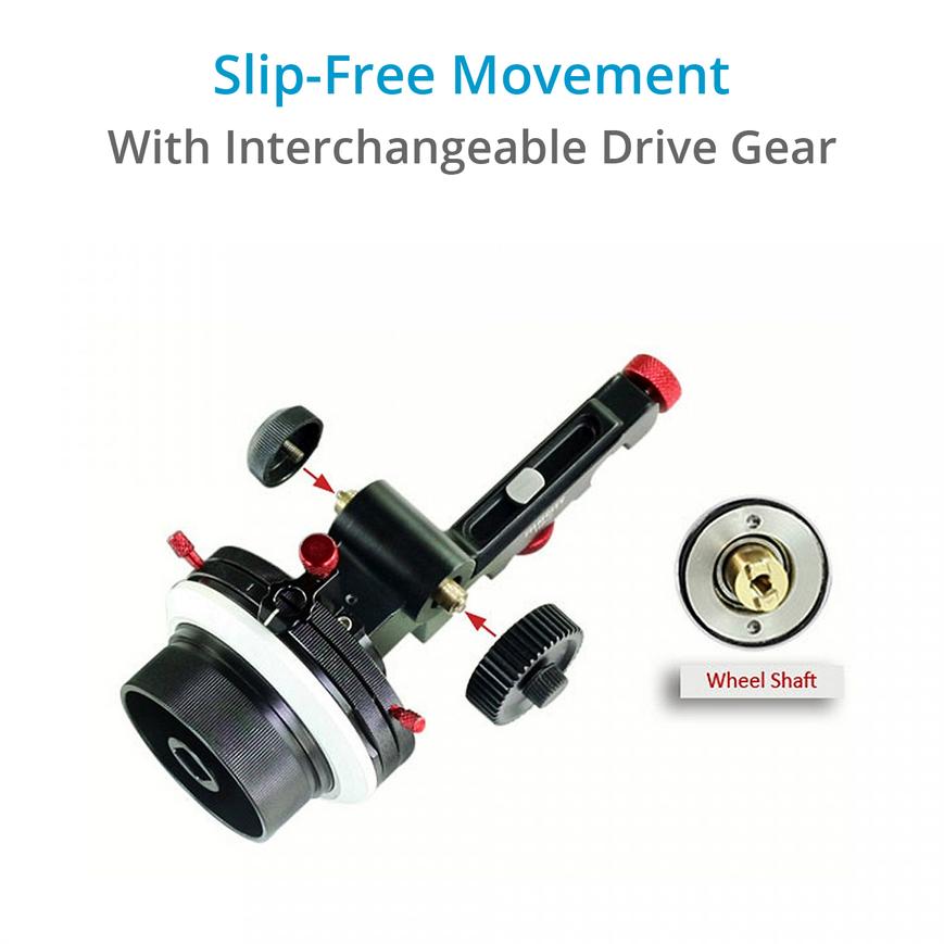 Sistem de focalizare Filmcity HS-2, Follow Focus, 15 mm, Hard Stops ...