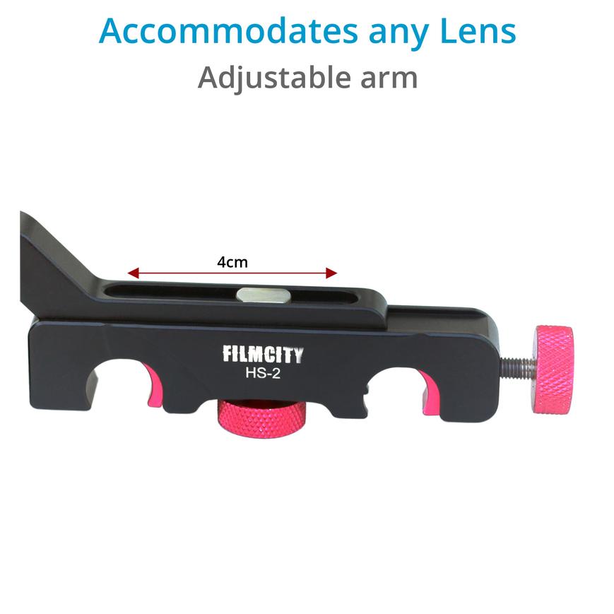 Sistem de focalizare Filmcity HS-2, Follow Focus, 15 mm, Hard Stops ...