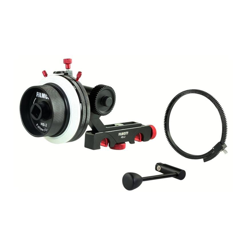 Sistem de focalizare Filmcity HS-2, Follow Focus, 15 mm, Hard Stops ...