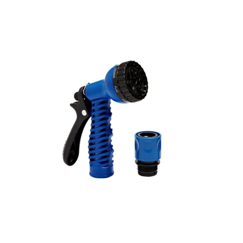 Furtun extensibil pentru gradina, 60 m, cu pistol de udat, cap reglabil ...