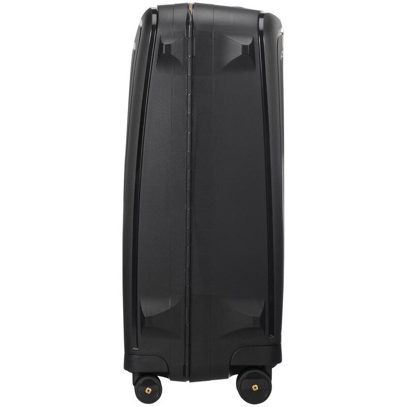 Troler Samsonite S-Cure-Dlx, Negru-Gold, 49 x 29 x 69 - eMAG.ro
