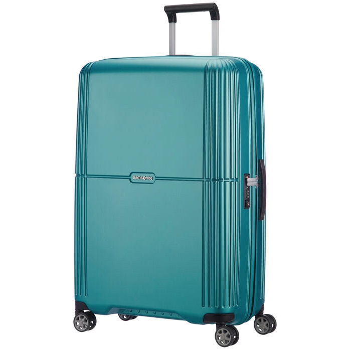 Samsonite Orfeo Gurulós bőrönd, Blue Lagoon, 69 x 47 x 27 cm, Kék - eMAG.hu
