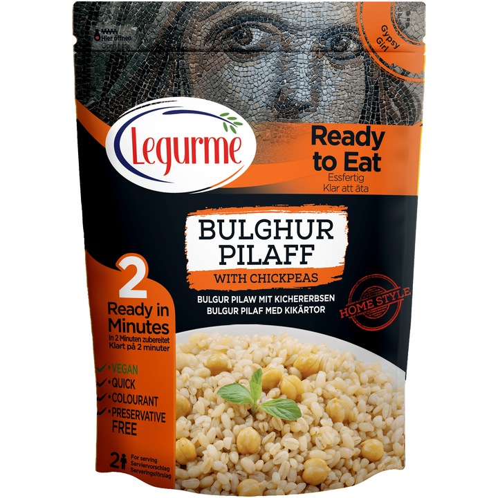 Pilaf bulgur cu naut Legurme ready to eat, 250g - eMAG.ro