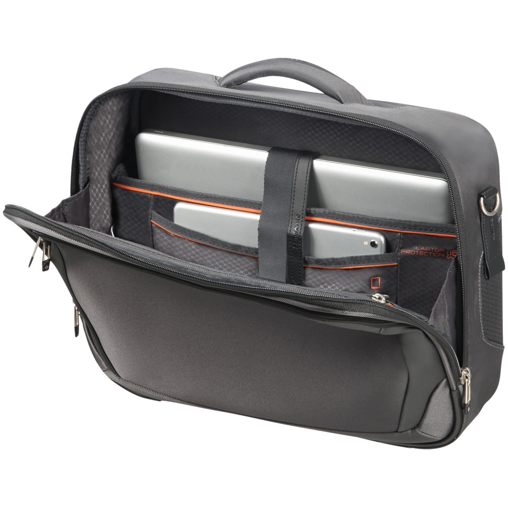 Geanta laptop Samsonite X Blade, 15.6", Gri - eMAG.ro