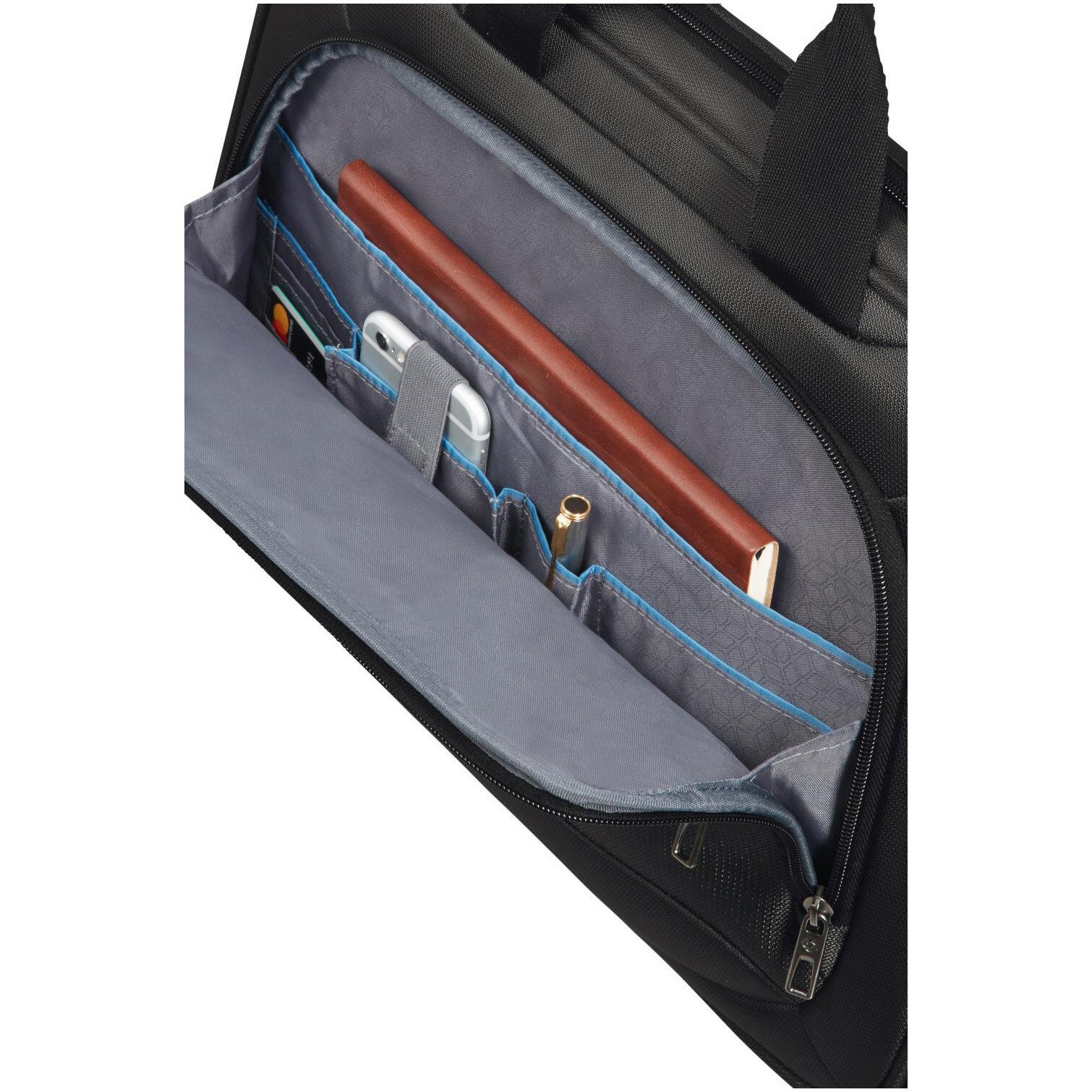 Geanta laptop Samsonite Vectura Evo, 15.6", Slim, Negru - eMAG.ro