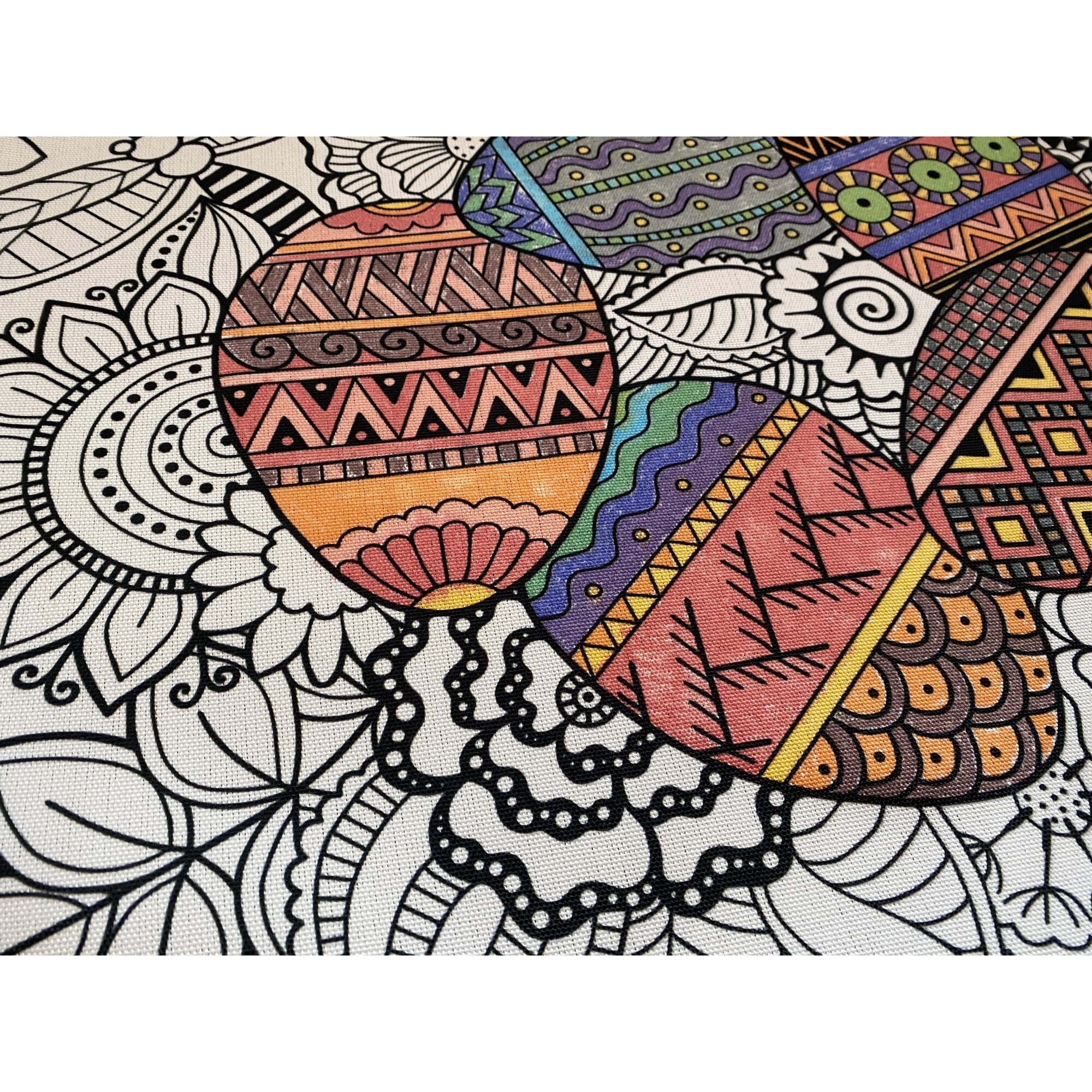 Set fata de masa de colorat Paste cu carioca superwashable, Dekoratex ...