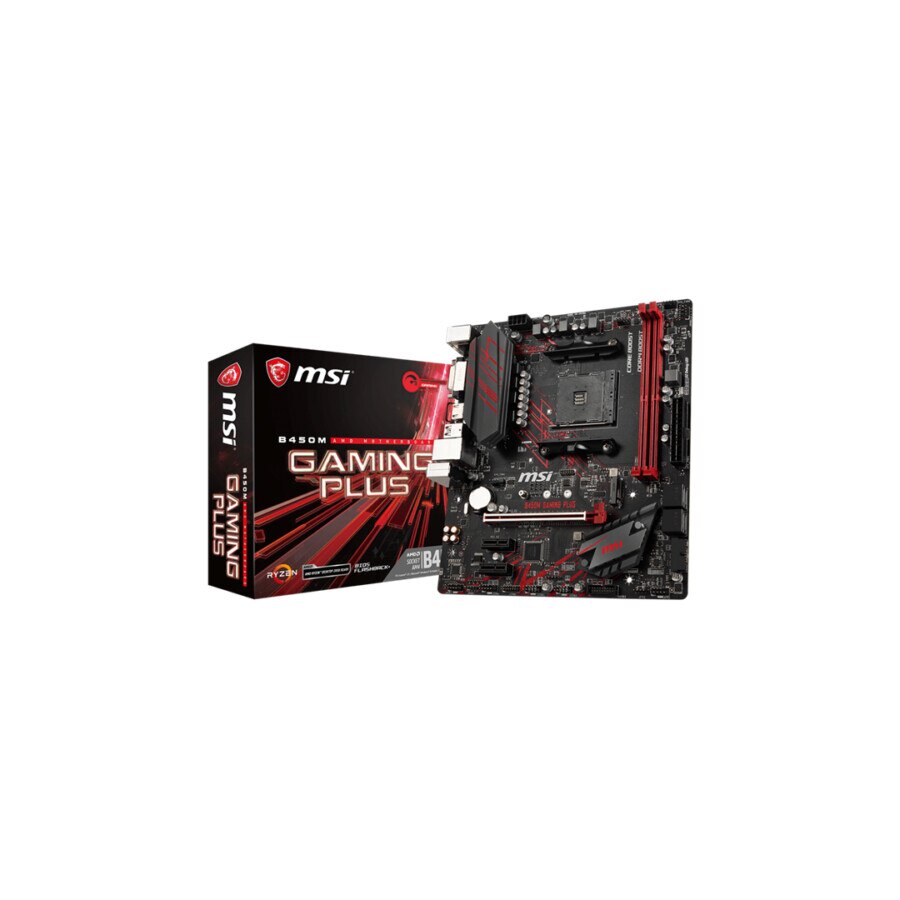 MSI Alaplap AM4 B450M GAMING PLUS AMD B450, mATX - eMAG.hu