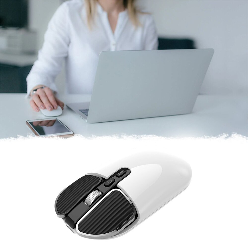 Mouse wireless M203, Home/Office, Reincarcabil, 2.4G, Alb - eMAG.ro