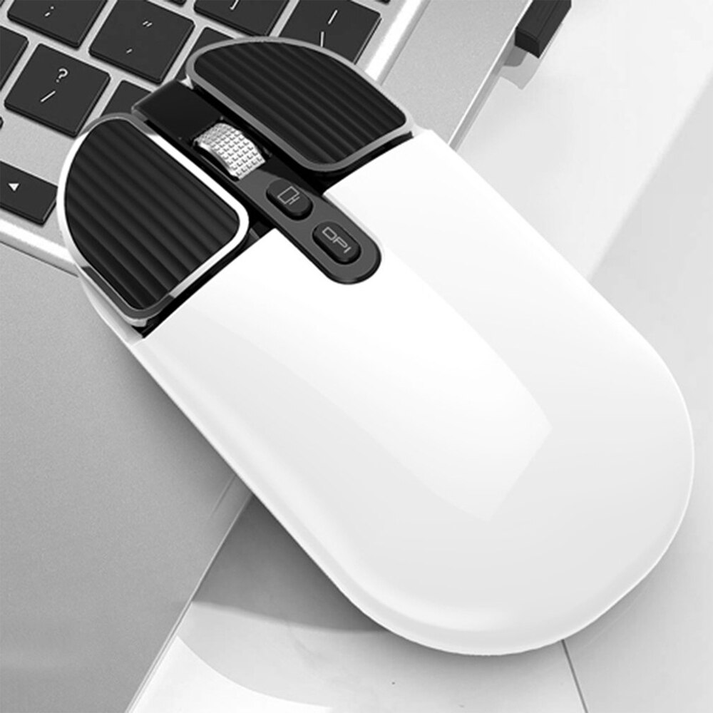 Mouse wireless M203, Home/Office, Reincarcabil, 2.4G, Alb - eMAG.ro