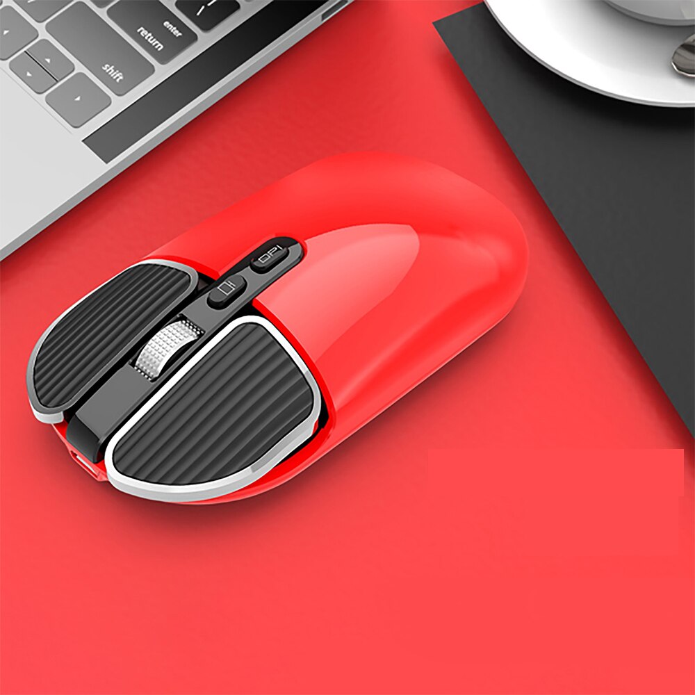 Mouse wireless M203, Home/Office, Reincarcabil, 2.4G, Rosu - eMAG.ro