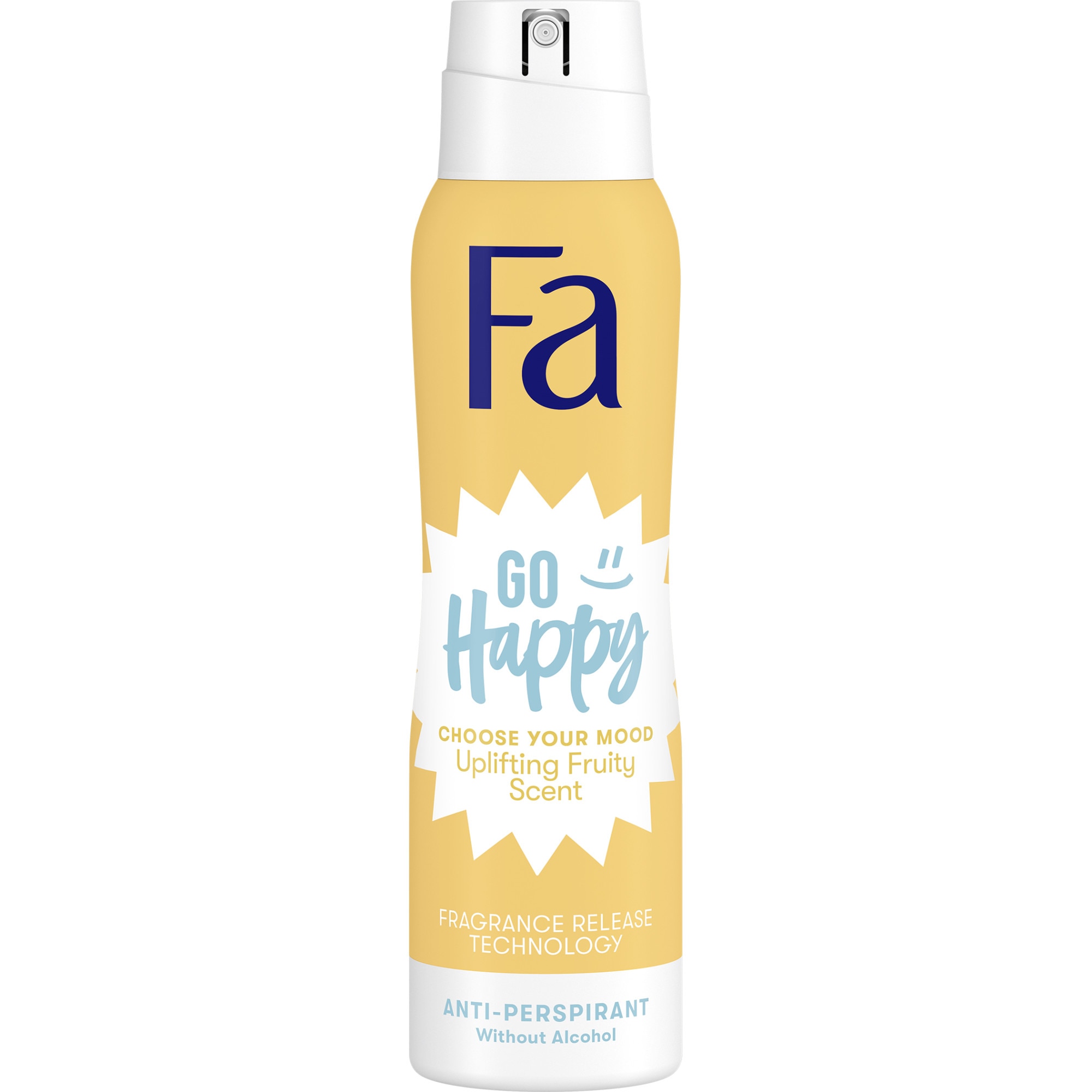 Deodorant spray anti-perspirant Fa Go Happy cu parfum fructat, Femei ...