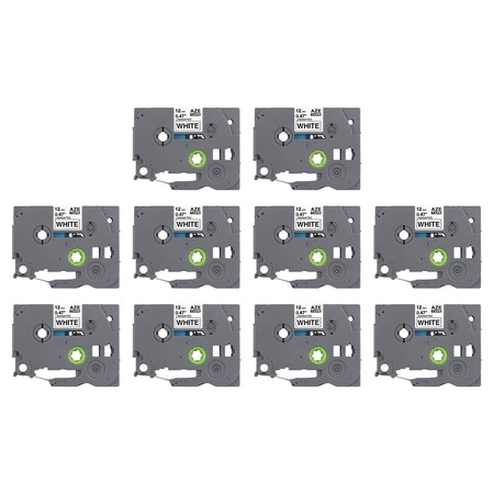 Set 10 Aimo AZe-231 compatibile Brother 231, 12mm x 8m, negru/alb - eMAG.ro