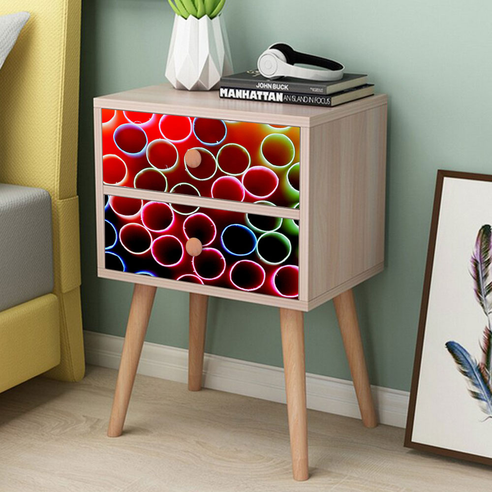 Autocolant Art Factory pentru mobilier, Paie Colorate, autoadeziv ...