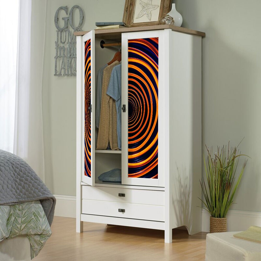 Autocolant Art Factory pentru mobilier, Cercuri De Foc, autoadeziv ...