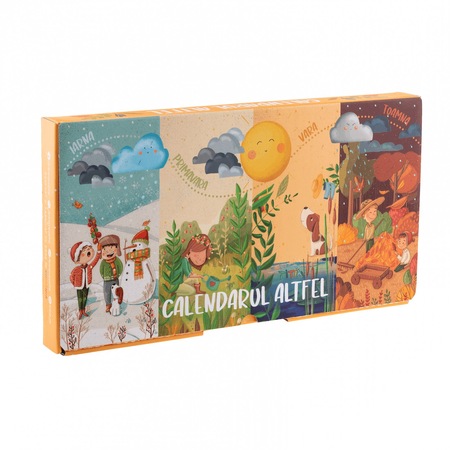Joc Educativ Calendarul Altfel - 94 de Cartonase, 1 Calendar de Birou ...