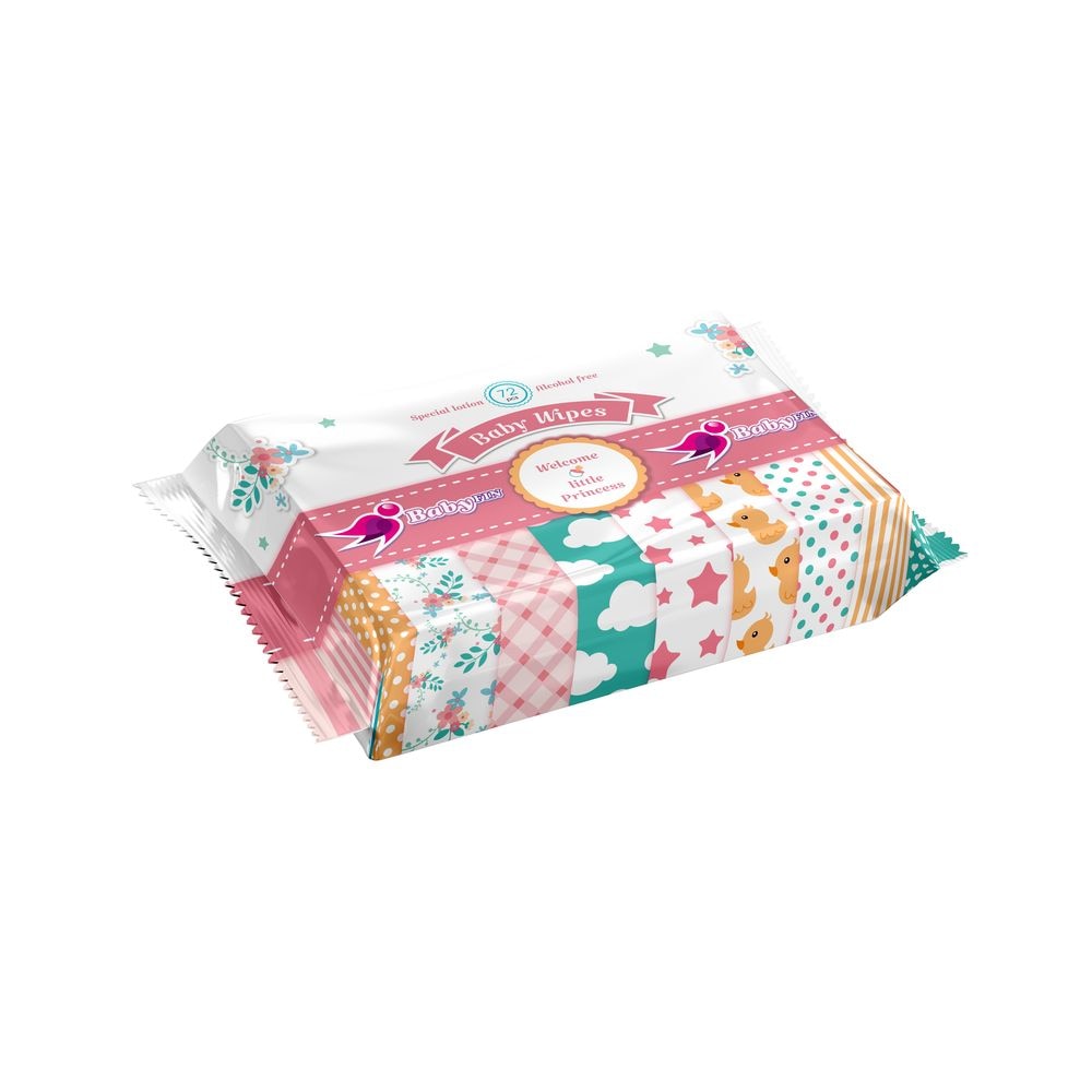 Servetele umede fara capac Baby Fin 72 buc - eMAG.ro
