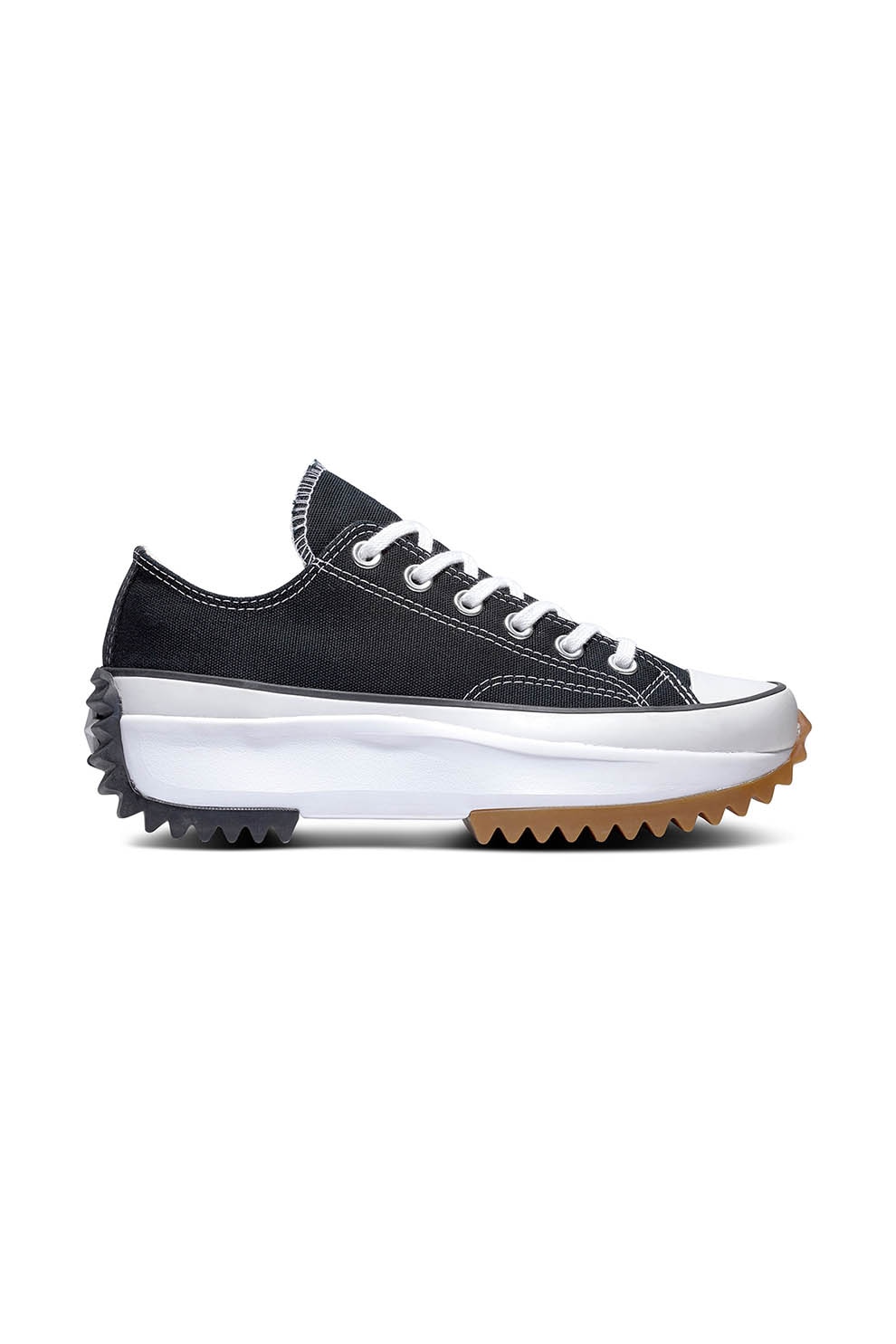 Converse, Tenisi flatform de panza Run Star Hike, Negru/Alb, 3 - eMAG.ro