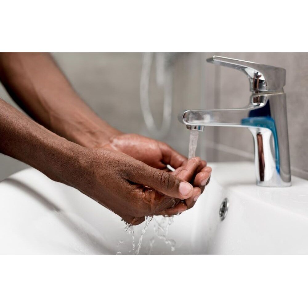 Смесител Grohe BAUFLOW, За умивалник, S-Размер, StarLight хром покритие ...