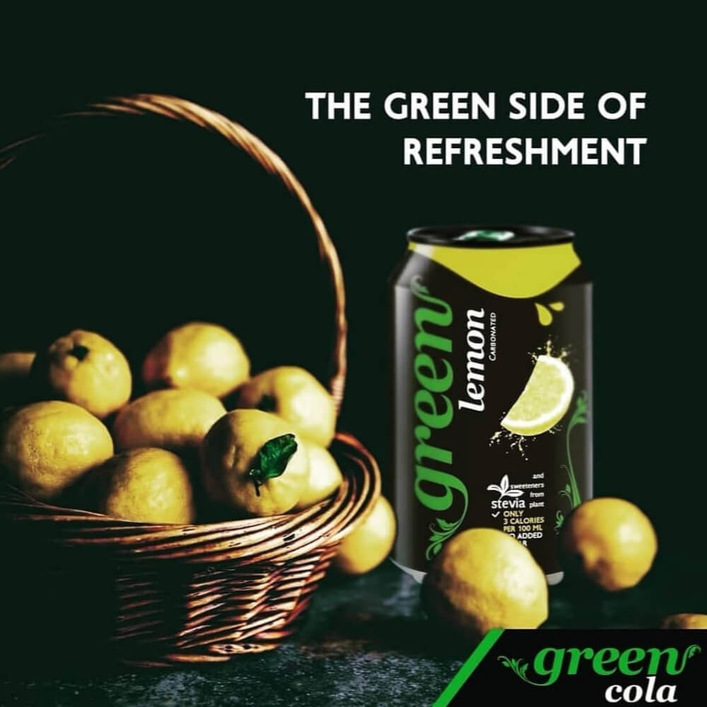 Bautura Racoritoare Green Cola Lemon, 6Buc/bax, 330ml - eMAG.ro