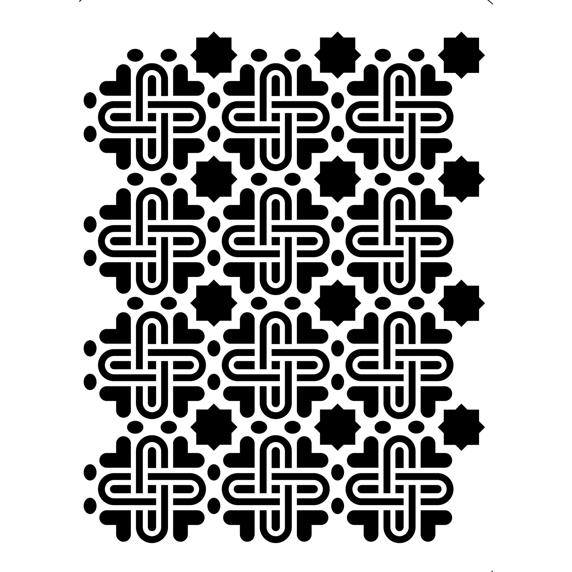 Sablon decorativ 8 point star, A4, reutilizabil, plastic, maro - eMAG.ro