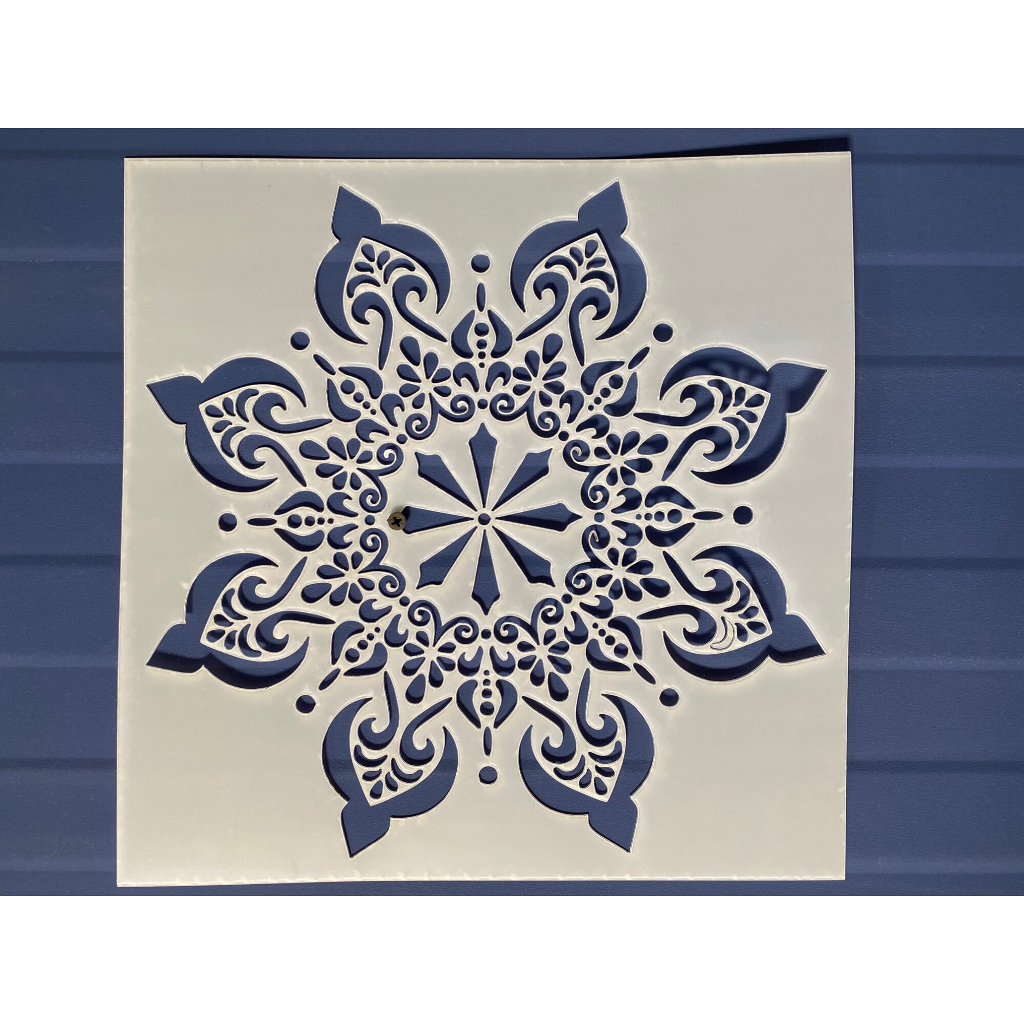 Sablon 3D, Indian Star Mandala, 50x50 cm, reutilizabil, plastic ...