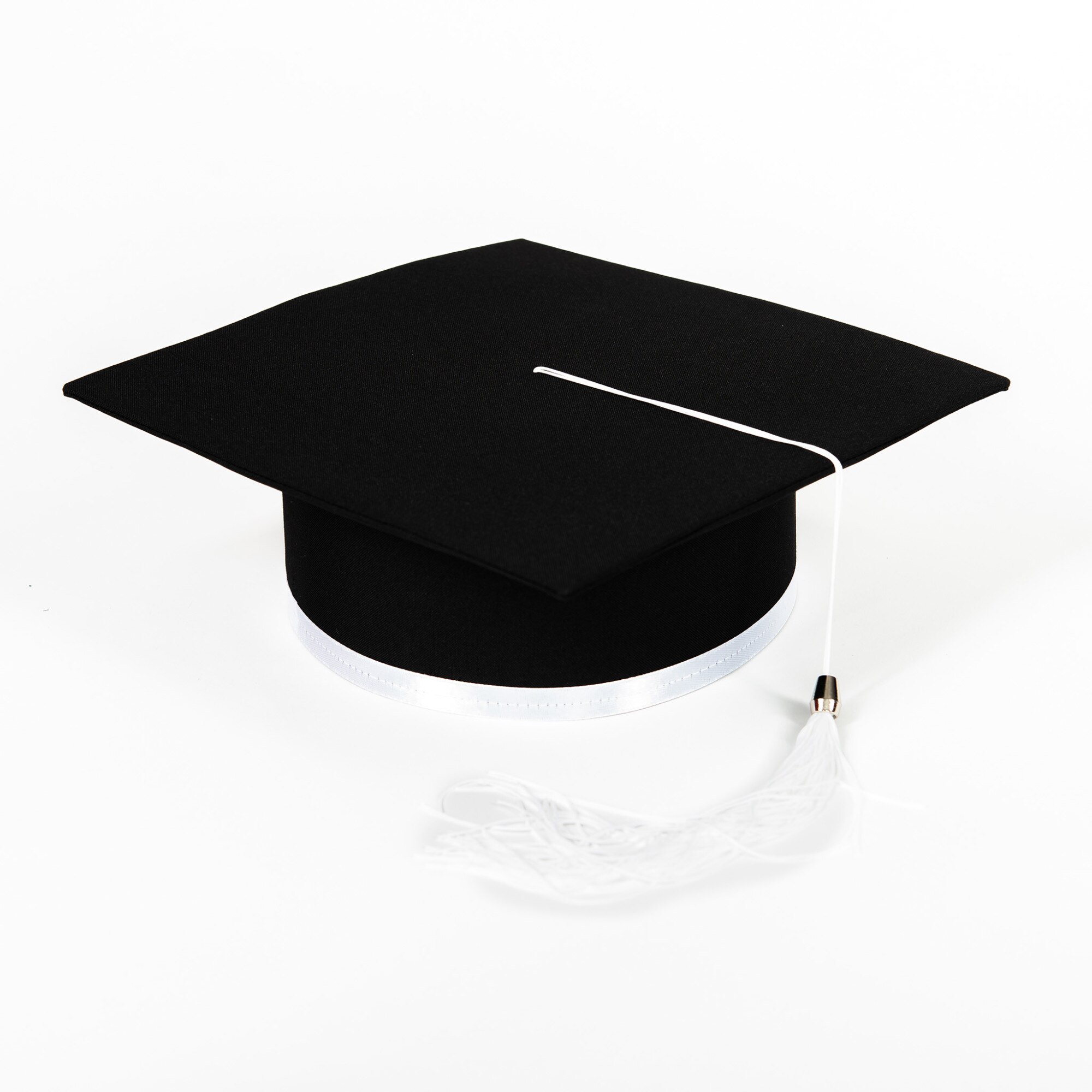 Toca de Absolvire, bentita alba, marime 57 - eMAG.ro