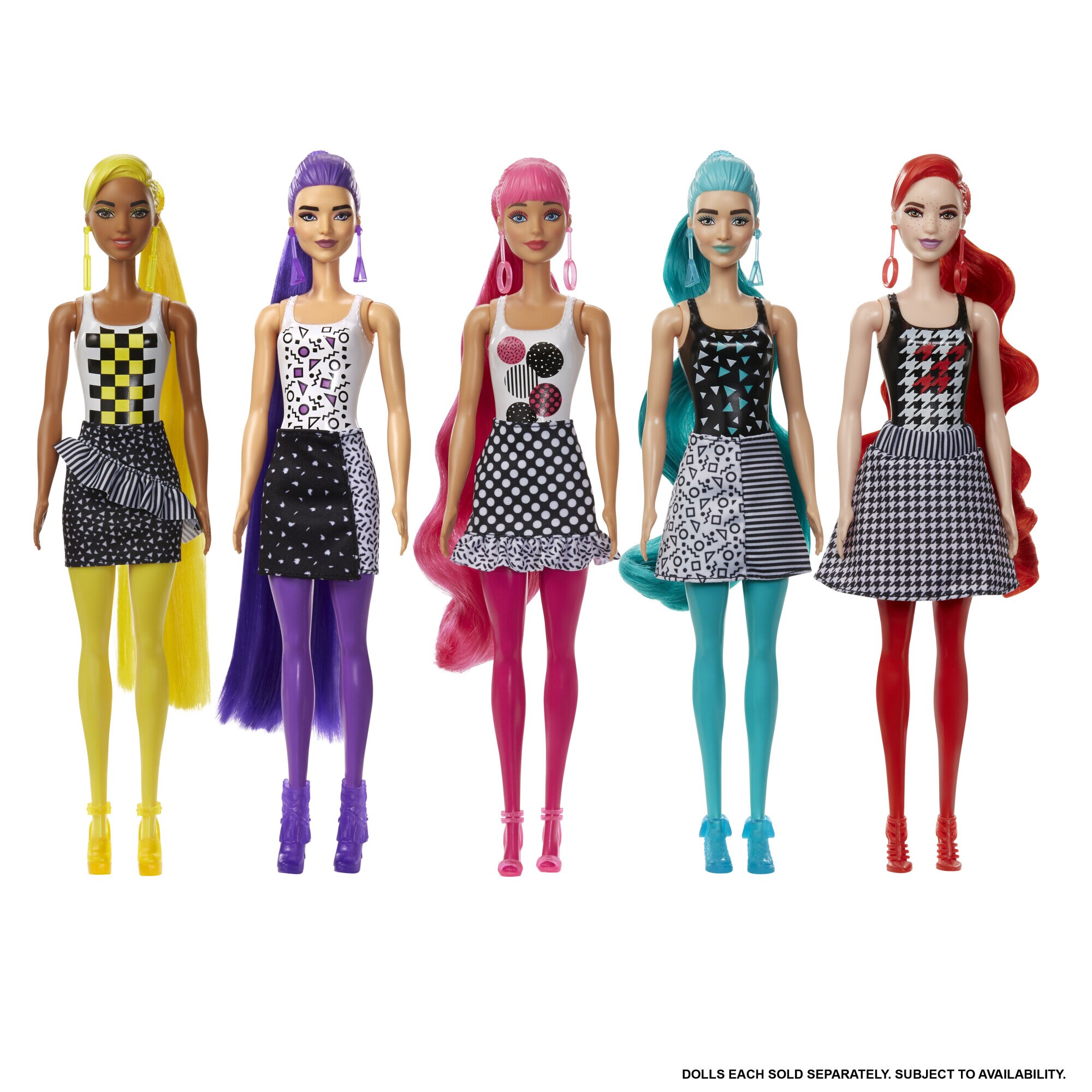 Papusa Barbie Color Reveal - Tinute monocromatice - eMAG.ro
