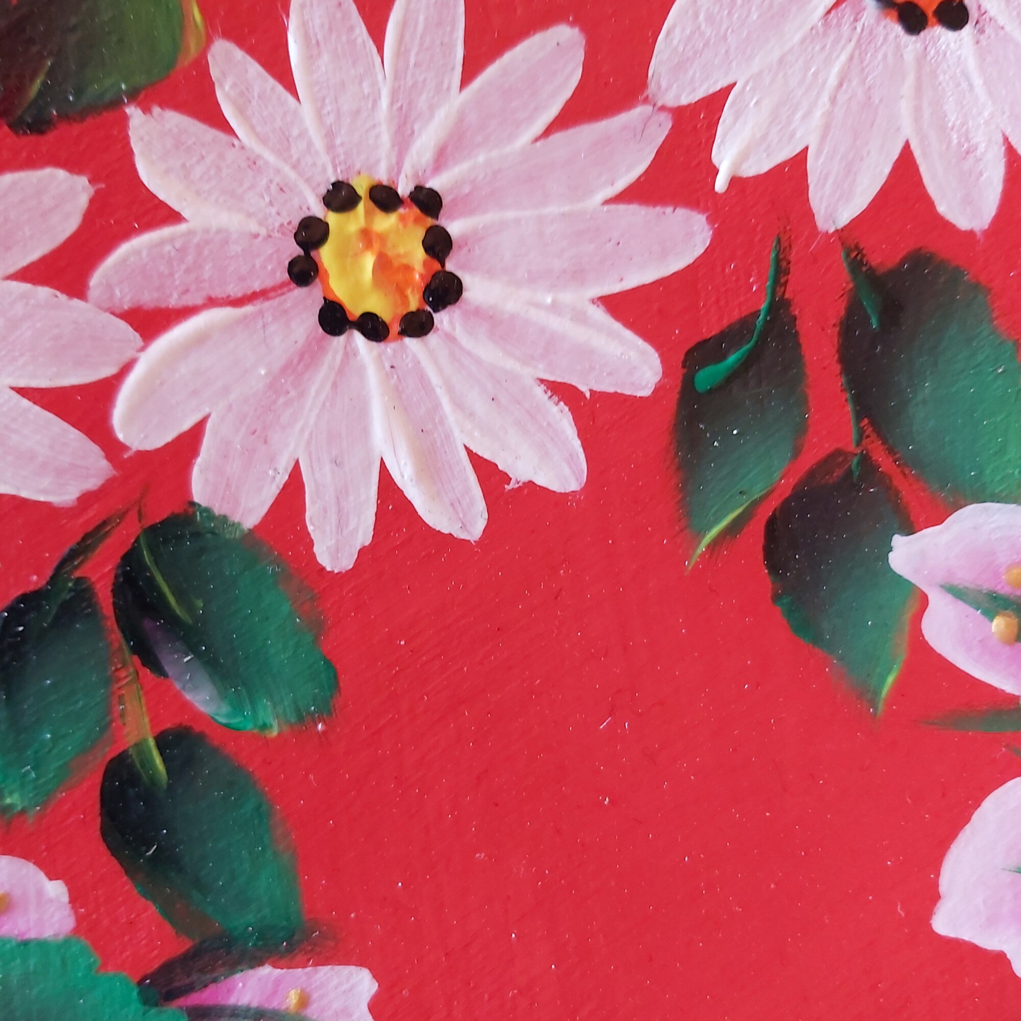 Scaun lemn cu trei picioare din lemn, living/bucatarie/dormitor, pictat ...