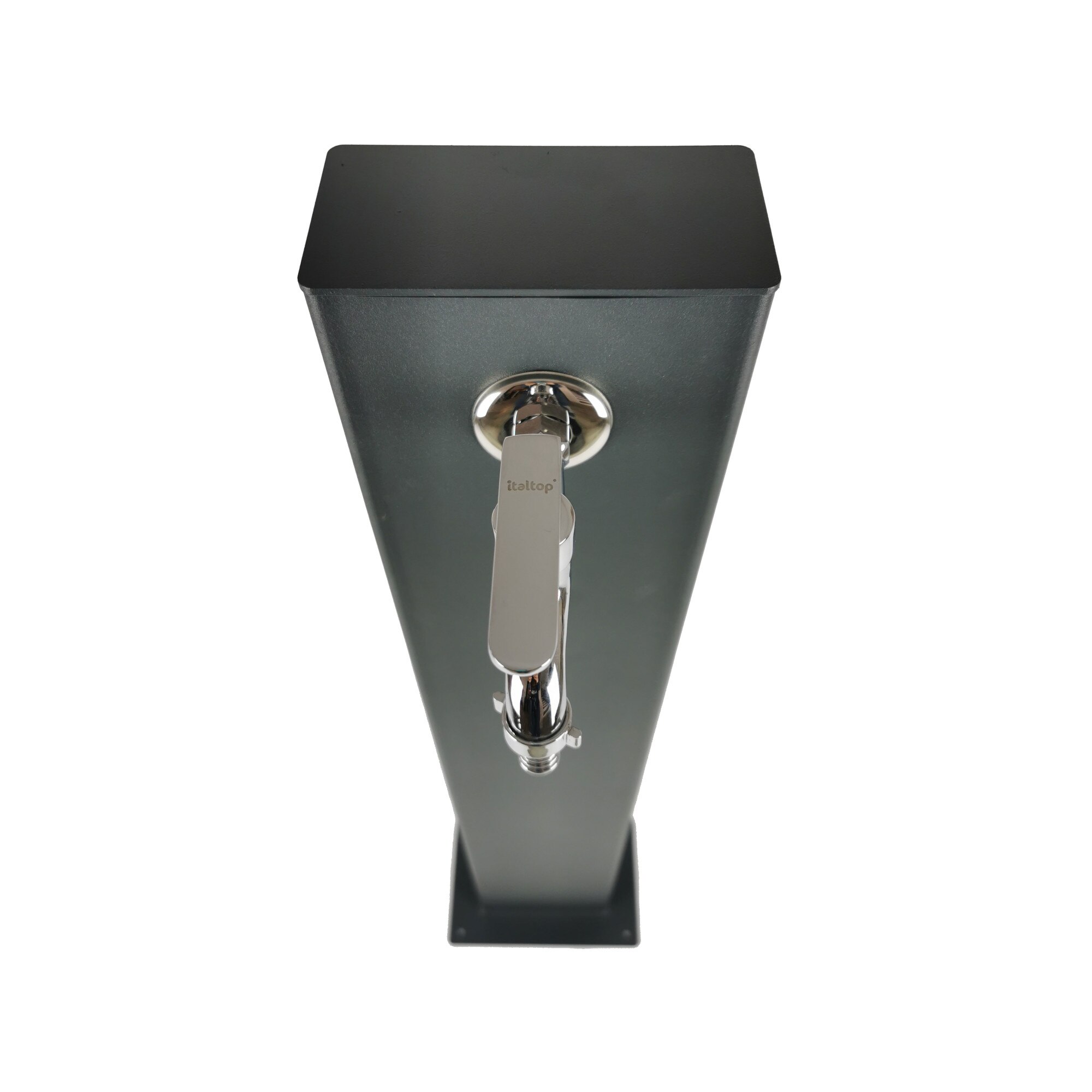 Cismea moderna pentru gradina, Gri Antracit, Otel Vopsit Electrostatic ...