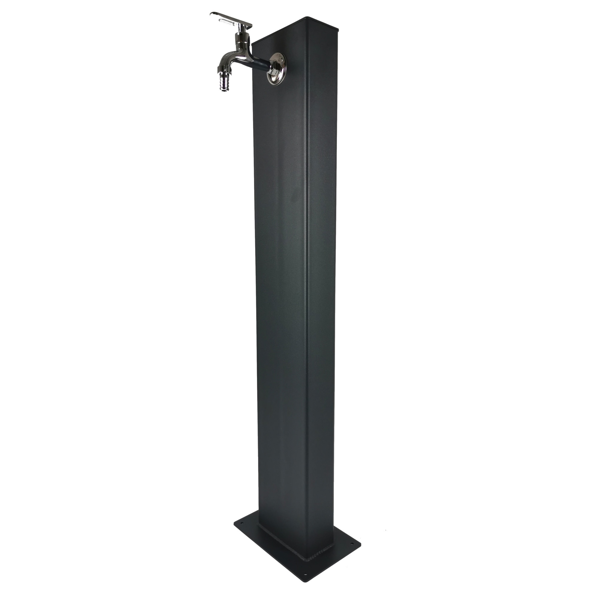 Cismea moderna pentru gradina, Gri Antracit, Otel Vopsit Electrostatic ...