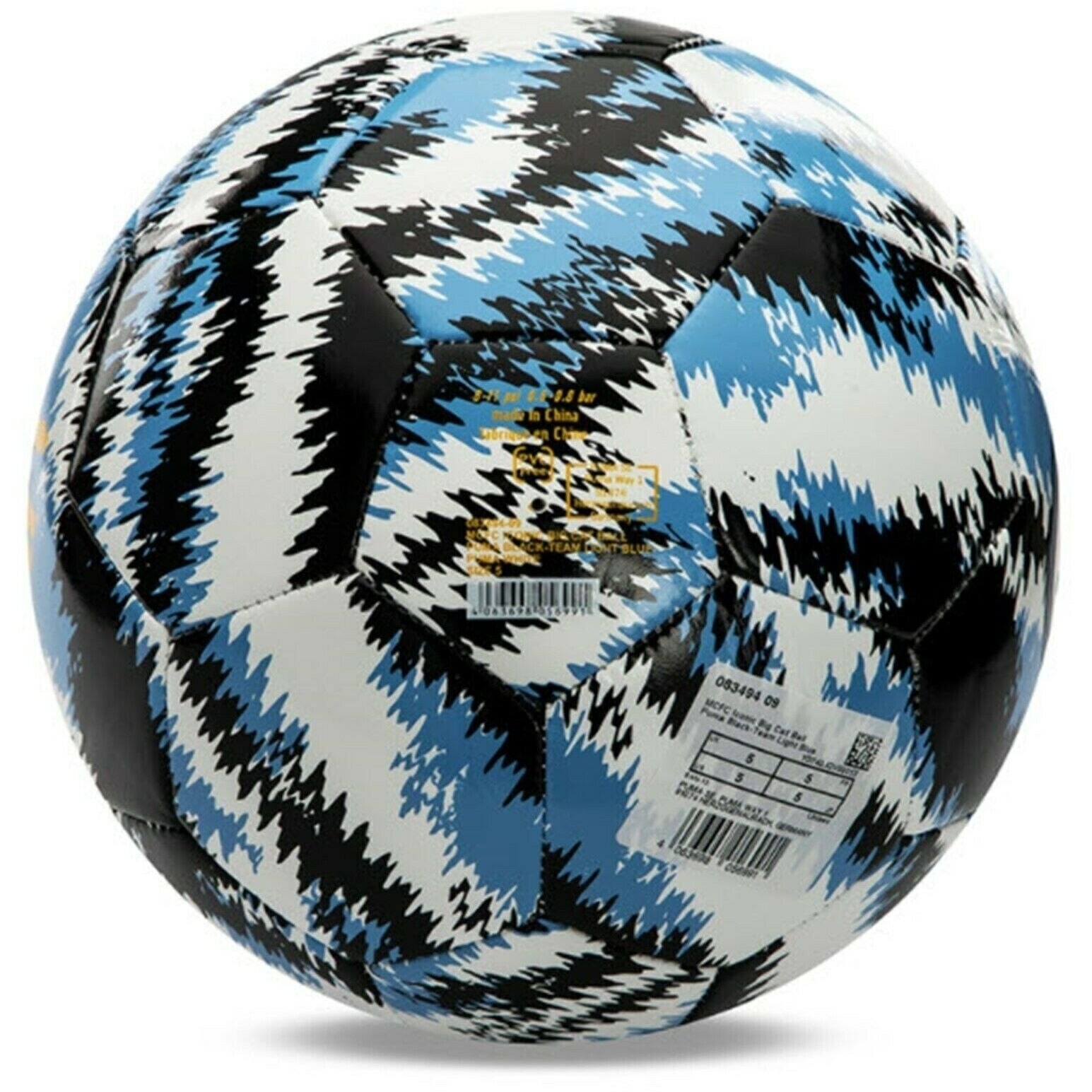 Minge unisex Puma Manchester City Iconic Big Cat 23583, 5, Albastru ...