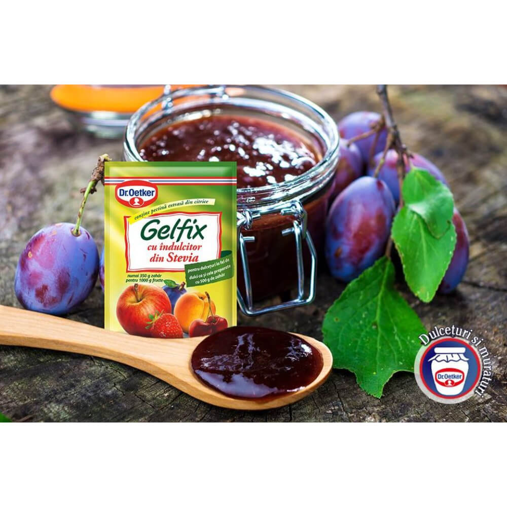 Gelfix cu Indulcitor din Stevia Dr.Oetker, 25g - eMAG.ro