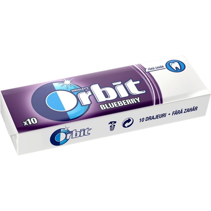 Set 30 Pachete Guma de Mestecat Orbit Blueberry - eMAG.ro