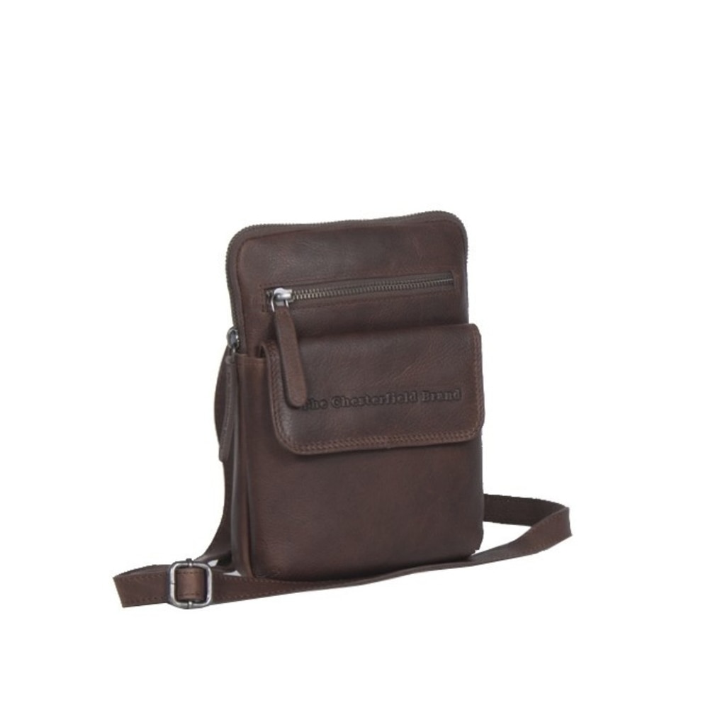 Geanta de barbati din piele naturala, The Chesterfield Brand, Lou, Maro ...